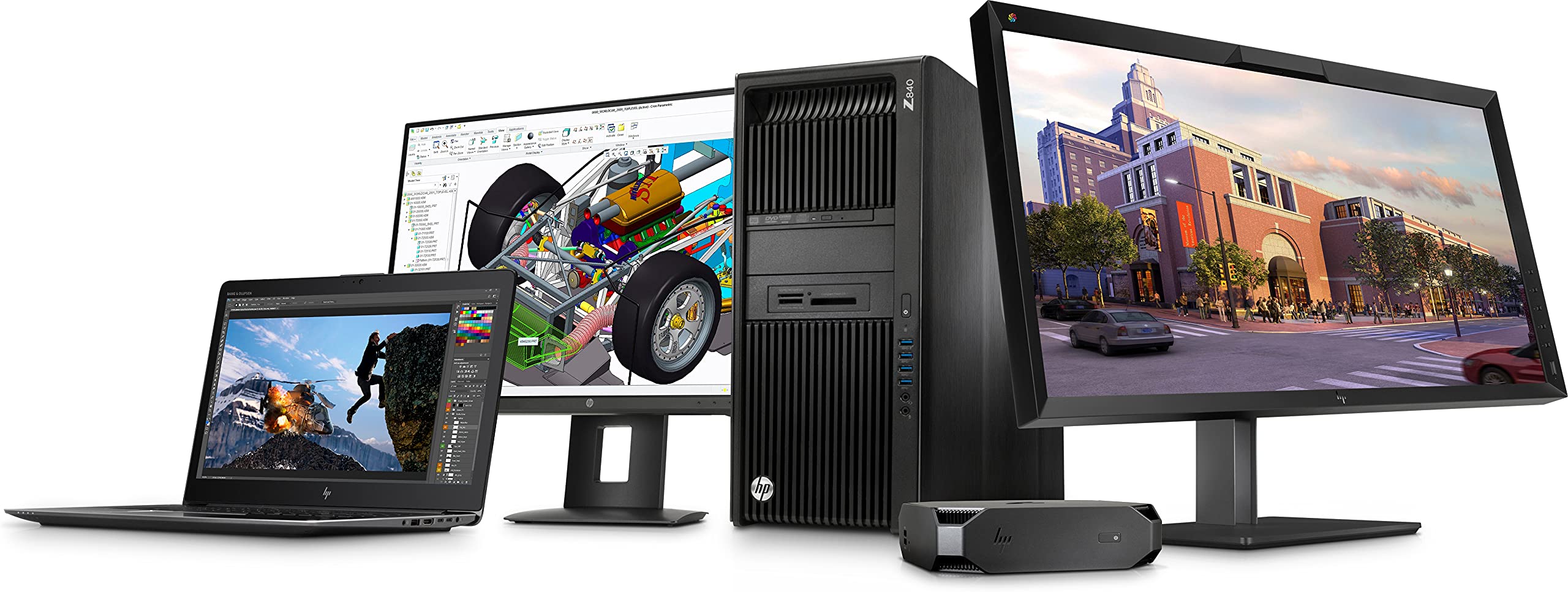 HP K7C09A8#ABA Z27n 27'' 1440p Quad HD LED-Backlit LCD Monitor, Black