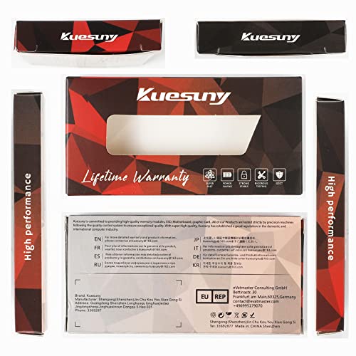 KUESUNY 16GB Kit (8GBX2) DDR3L-1600 Sodimm RAM, PC3L-12800/PC3L-12800s Memory 204 Pin 1.35V/1.5V CL11 Non-ECC Unbuffered 2RX8 Dual Rank for Laptop Notebook