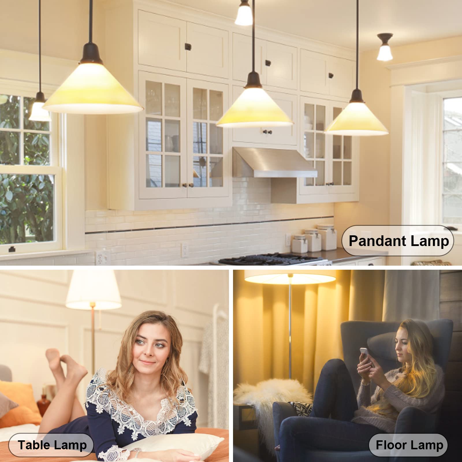 Jardhom LED Light Bulb,G120 Globe Bulb,15W (150W Equivalent) Globe Light Bulbs,Daylight 5000k Led Bulb,Non-Dimmable,E26 Base Large Decorative Lamp,1100 Lumer, for Indoor Room Lighting Globe Light