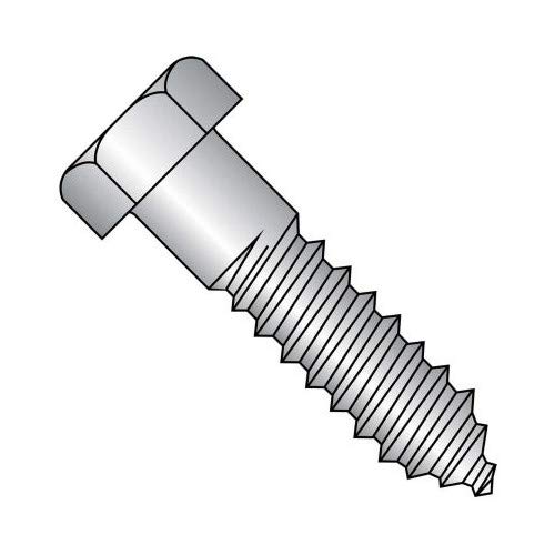 Shorpioen 25-Pack 3/8 x 3 1/2 Hex Lag Screw 18-8 Stainless Steel BC-3756L188