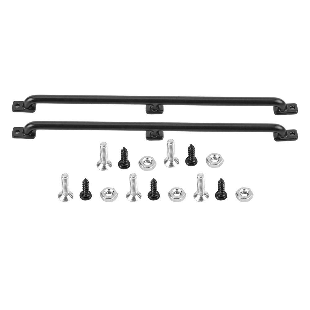 Dilwe RC Car Body Shell Handrail,Metal RC Body Shell Left/Right Handrail Upgrade Replacement Accessory for 1/10 Scale RC Crawler Car(135cm) Car model accessory
