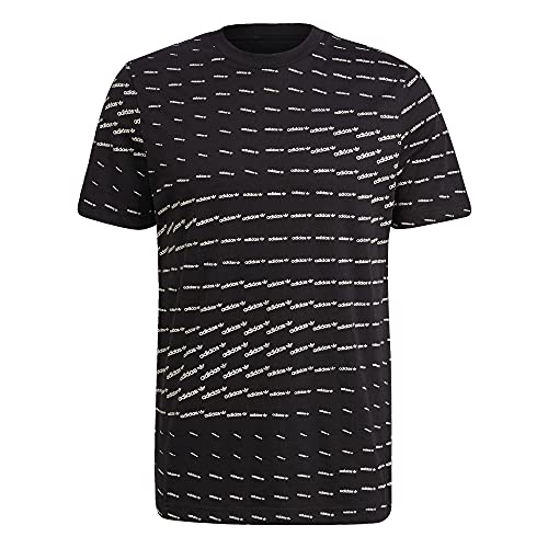 adidas Originals Men's Graphics Monogram Pack T-Shirt, Black/White, Large