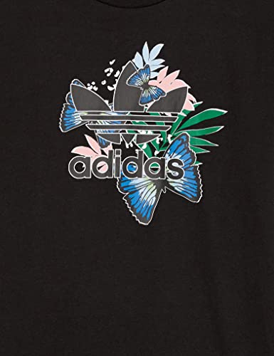 adidas Originals Girls' Her Studio London Collab Tee, Black, Small