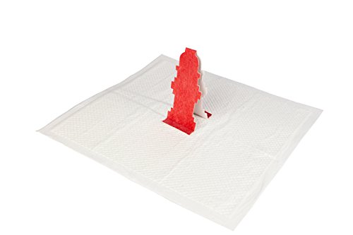 Rocky and Maggie's - Pop-Up Pee Pad - Puppy Pee Pad - Male Puppies and Dogs Will Love The Hydrant Target Pee Pee Pad for Potty Training - No Need for Pee Pad Holders, Trays or Diapers - Pack of 25