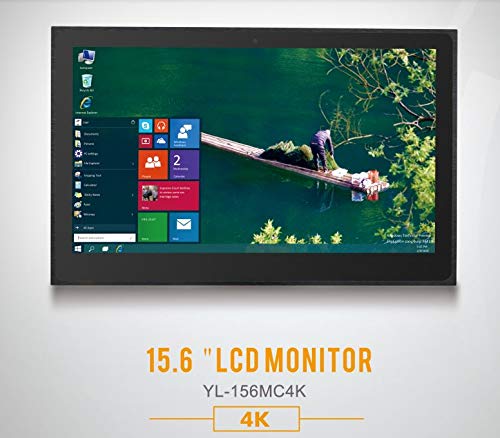 YILETEC YL-156MC4K 15.6" UHD 3840X2160 Metal Frame Capacitive Touchscreen IPS Built in Speakers USB Type-C HDMI 2.0,HDMI 1.4X1 DP1.2AX1,VGAX1,USB 2.0X3