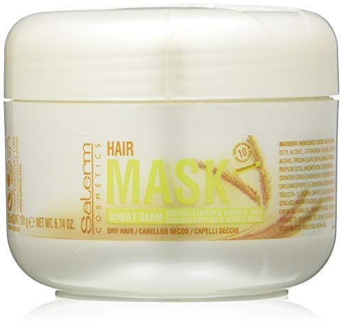 Salerm - Nourishing Hair Mask - 200 ml - with Wheat Germ - for Dry and Damaged Hair - Deep Hair Hydration - Shine and Brightness - Hair Strengthening