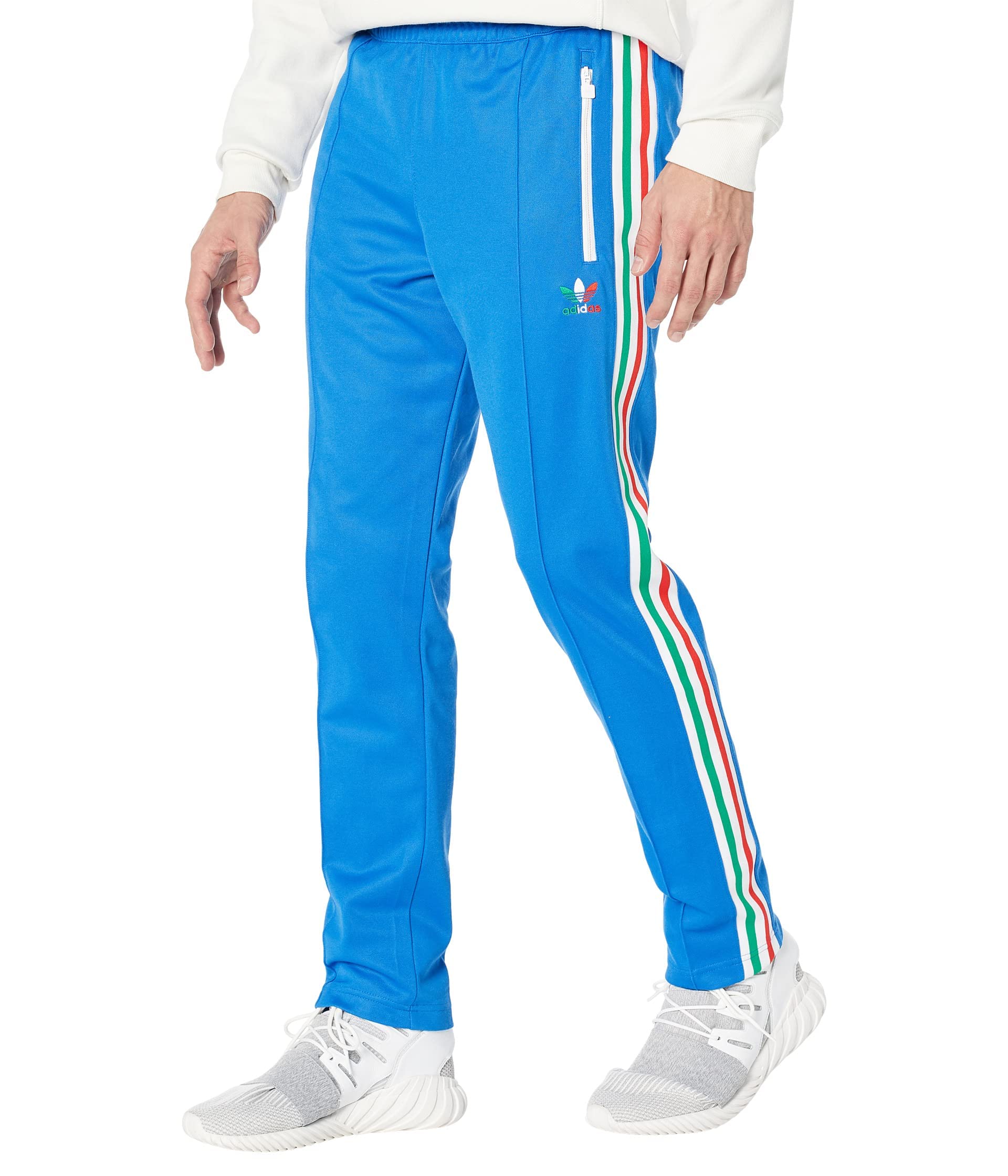 adidas Originals Beckenbauer Track Pants Bright Royal/White/Red/Green SM