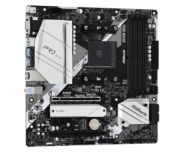 ASRock B550M PRO4 Supports 3rd Gen AMD AM4 Ryzen™ / Future AMD Ryzen™ Processors Motherboard