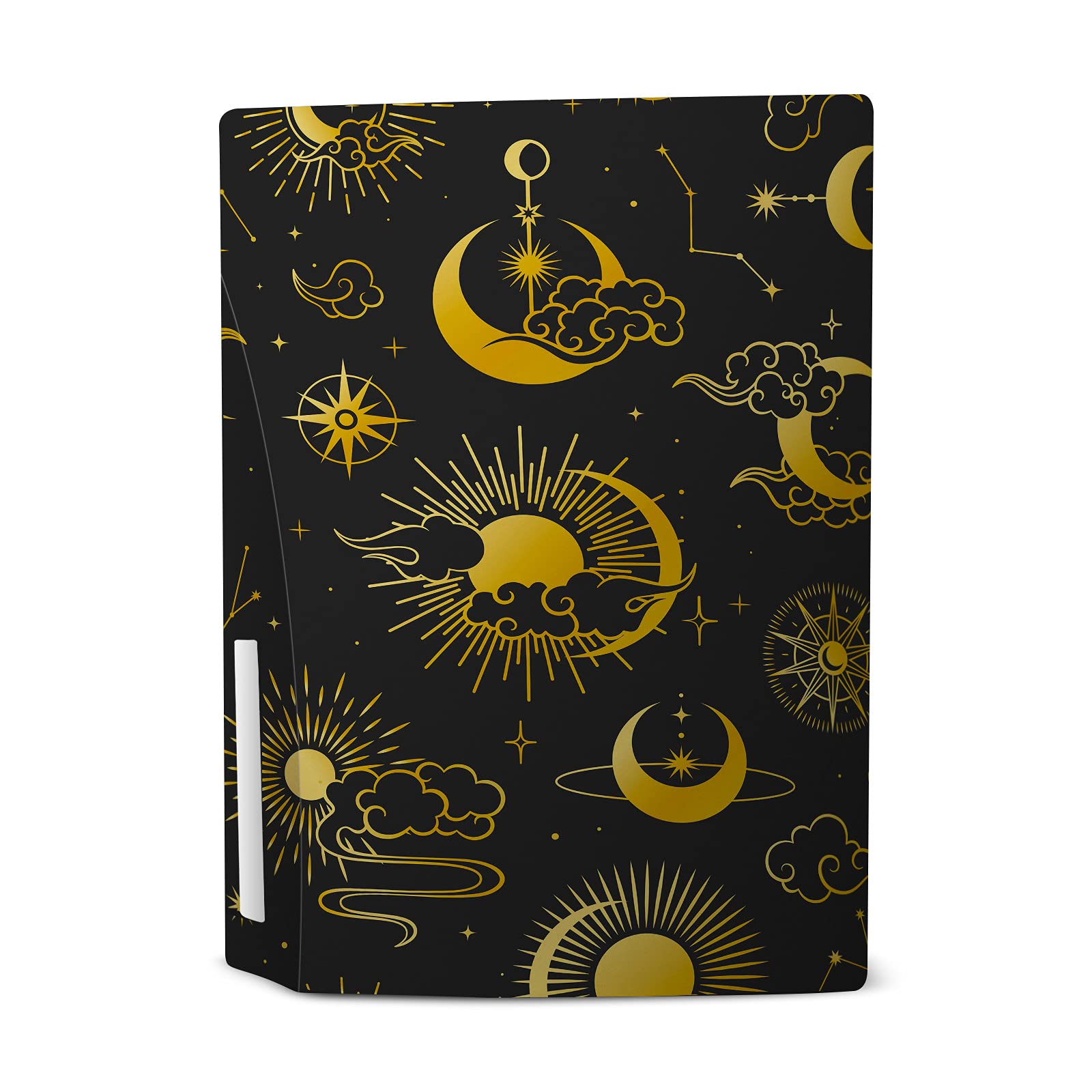 Head Case Designs Officially Licensed Haroulita Sun Moon and Stars Art Mix Vinyl Faceplate Sticker Gaming Skin Case Cover Compatible with Sony Playstation 5 PS5 Disc Edition Console