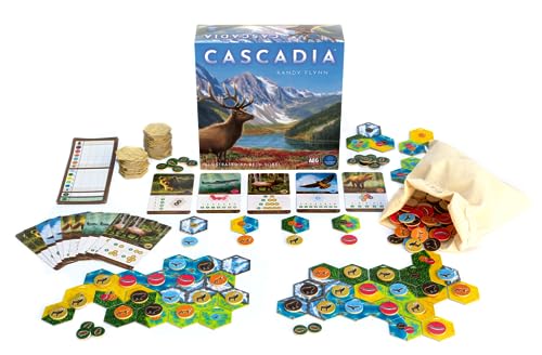 AEG & Flatout Games | Cascadia - Award-Winning Board Game Set in The Pacific Northwest | Easy to Learn | Quick to Play | Ages 10+