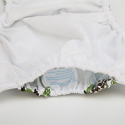 Sigzagor Baby Pocket Diaper Nappy Reusable Washable 8lbs to 36lbs (Whale Stars)