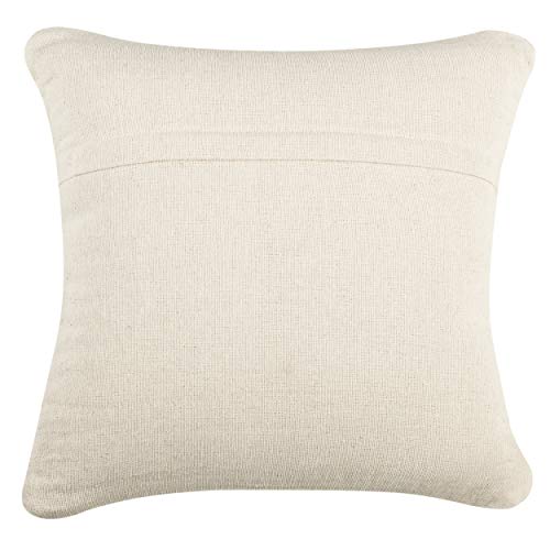 Safavieh Collection Diamond Loop 20" Throw Pillow, Natural