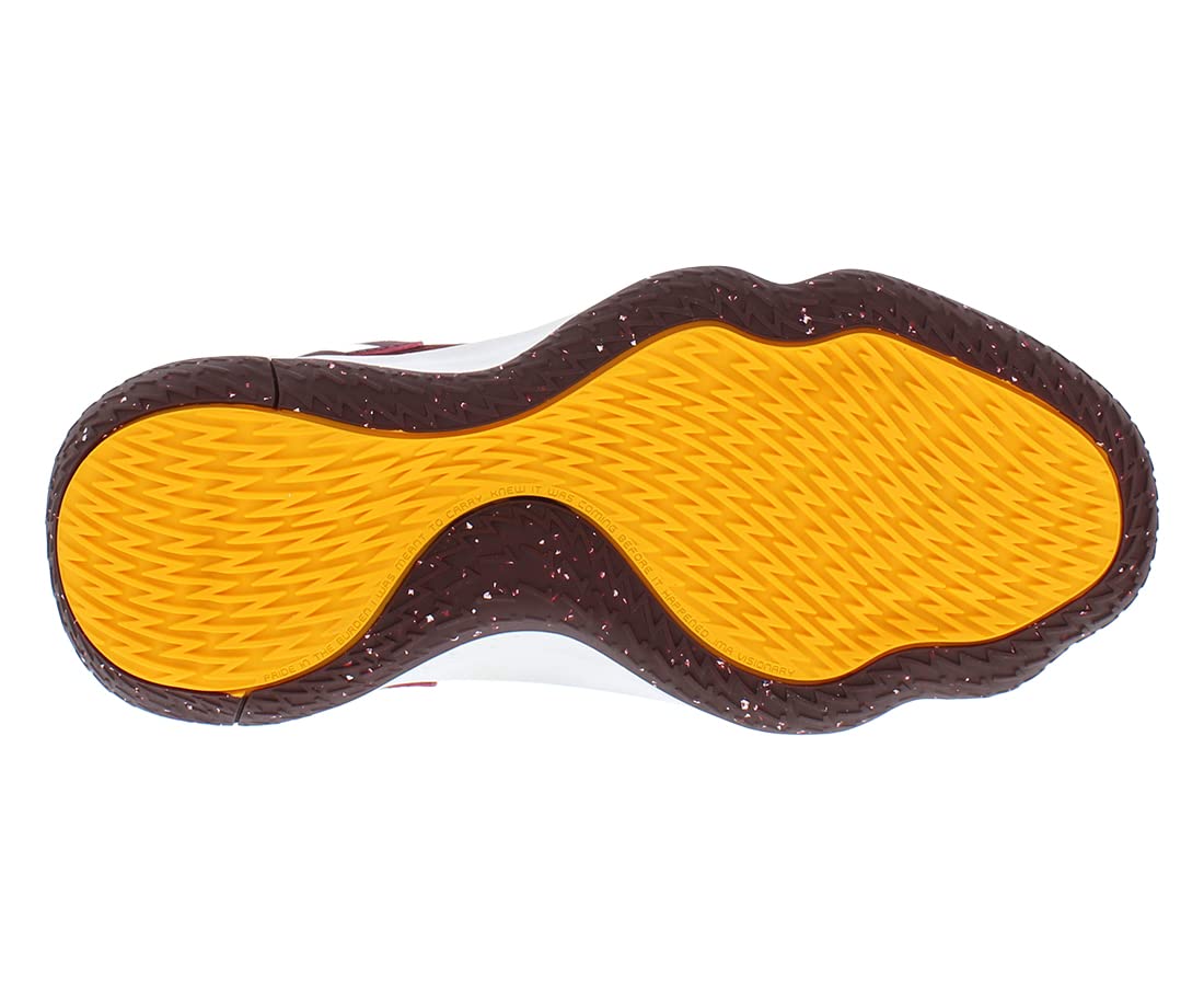 adidas Sm Dame 7 Extply Unisex Shoes Size 11, Color: Burgundy/Yellow