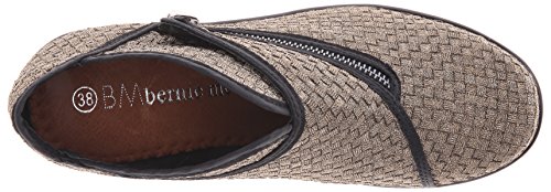 Bernie Mev Women's Zig Zag Ankle Bootie, Bronze, 38 EU/38 EU = 7.5-8 M US