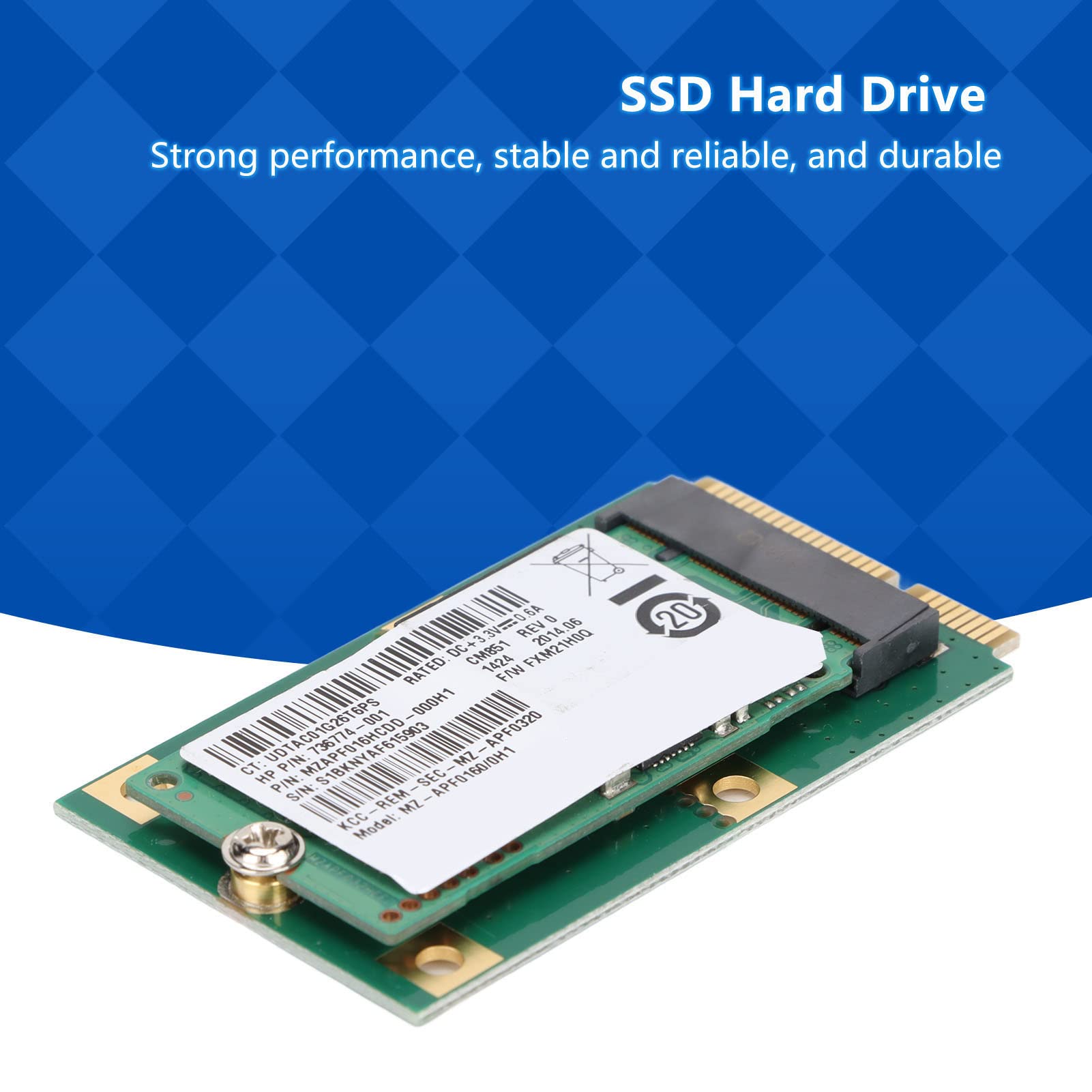 BRDI M.2 Hard Drive, Easy to Use M.2 SSD Stable for Computer