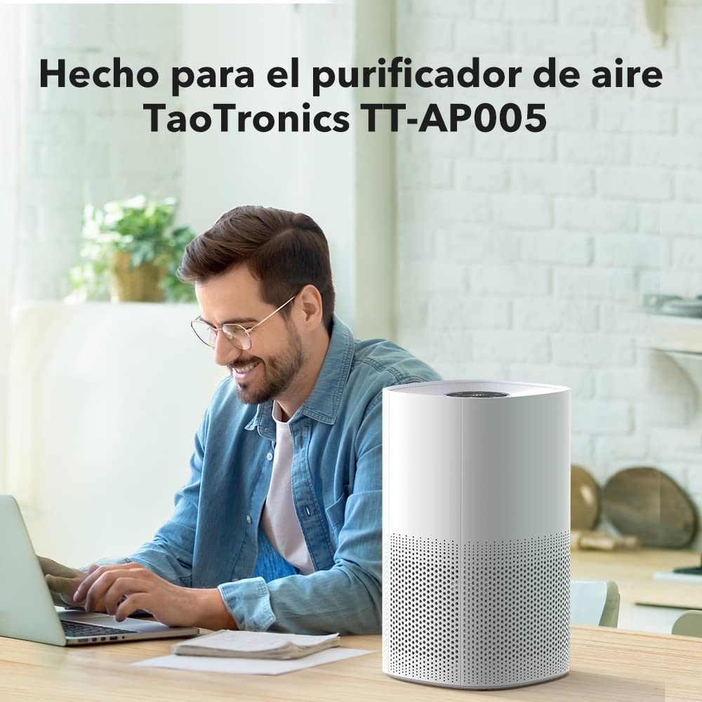 CRIONAC H13 Air Filters True HEPA, Air Purifiers Replacement Filters for AP005, 3-in-1