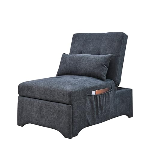 ADUH 24.5" W Sleeper Sofa Bed, Convertible Chair 4 in 1 Multifunctional Folding Sleeper Sofa Bed Pull Out
