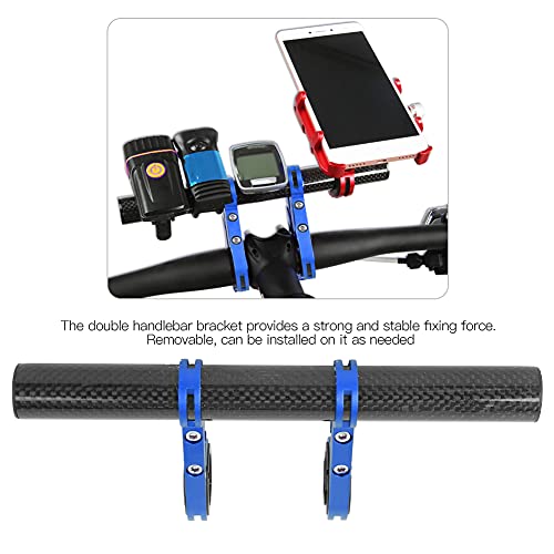 Aluminum Alloy Multi‑function Extension Bracket Durable for MTB for Road Bike for Adult Bikes for Folding Bike(blue)