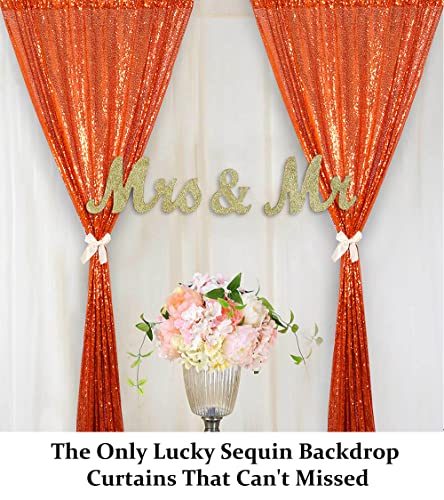 Coral Sequin Curtains 2 Panels 2FTx8FT Glitter Sequin Backdrop Curtains Orange Shimmer Wall Backdrop Birthday Backdrops Christmas Wedding Party Backdrop Sequence Backdrop for Photography(2FTx8FT)