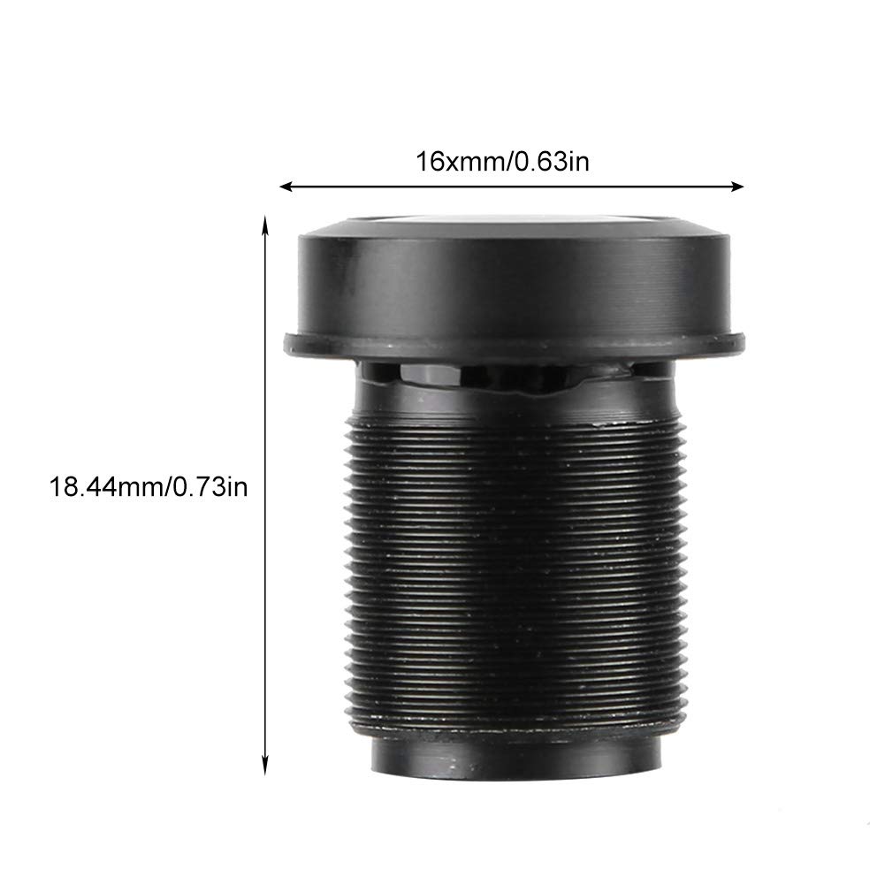Replacement Cam Lens Fixed Lens Lens, Home Protection Camera Lens, Home Security Camera System 1.44mm 1/2.5 Wide Angle for Home CCTV Surveillance Camera