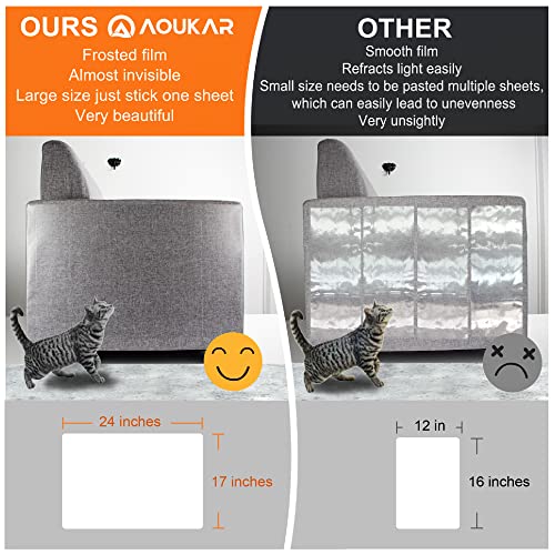 Furniture Protectors from Cats Couch Corner Protector for Anti Cats Scratch Protectors Deterrent for Furniture Tape XL - 8 Pack
