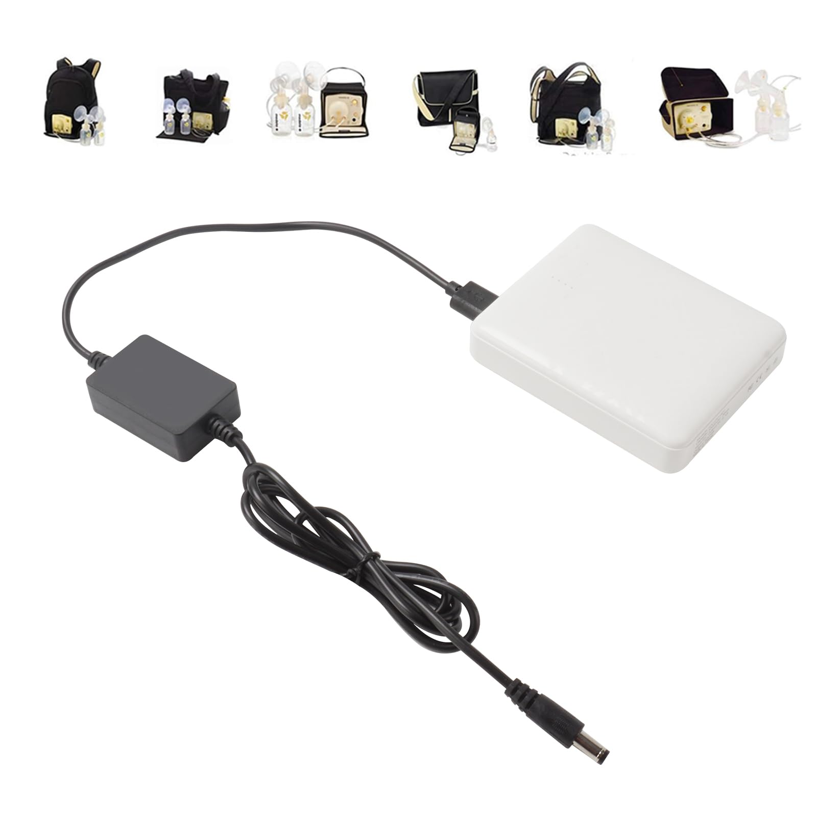 Smarkey 9 Volt USB Car Adapter for Medela Pump-in-Style Advanced Breast Pump Replaces Part # 67174 or 920.7010 9207010(Easy to Carry When Travel)