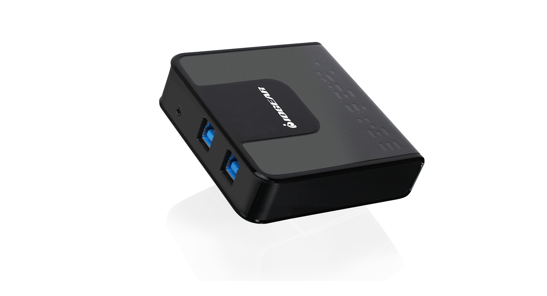 IOGEAR 4x2 USB 3.0 Peripheral Sharing Switch - Share 4 USB Devices Between 2 Computers - LED Indicators - Cables n Remote Included - PC - MAC - Printer - Scanner - Mouse/Keyboard and More - GUS432