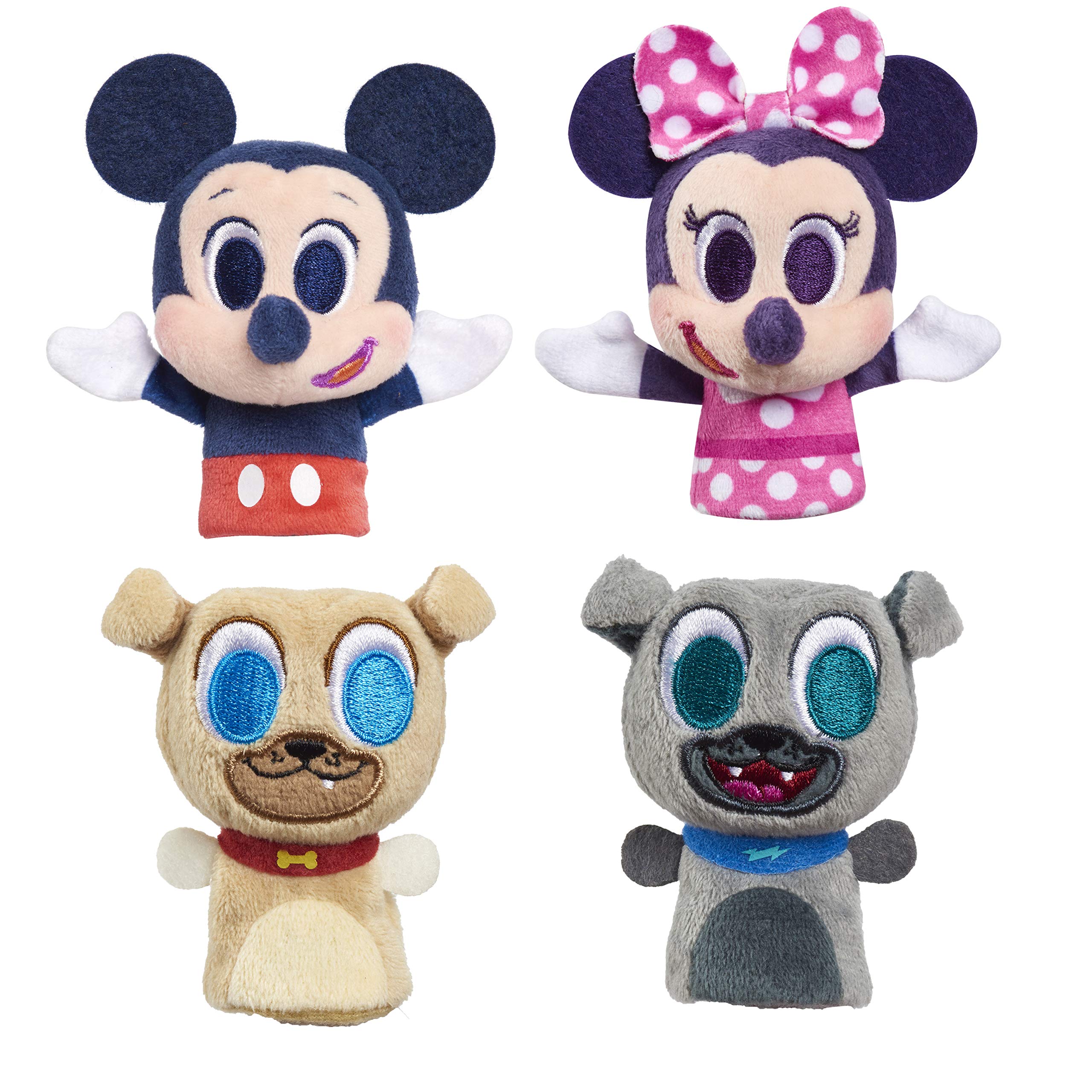 Disney Junior Music Lullabies Finger Puppets, Includes Mickey Mouse, Minnie Mouse, Bingo, and Rolly