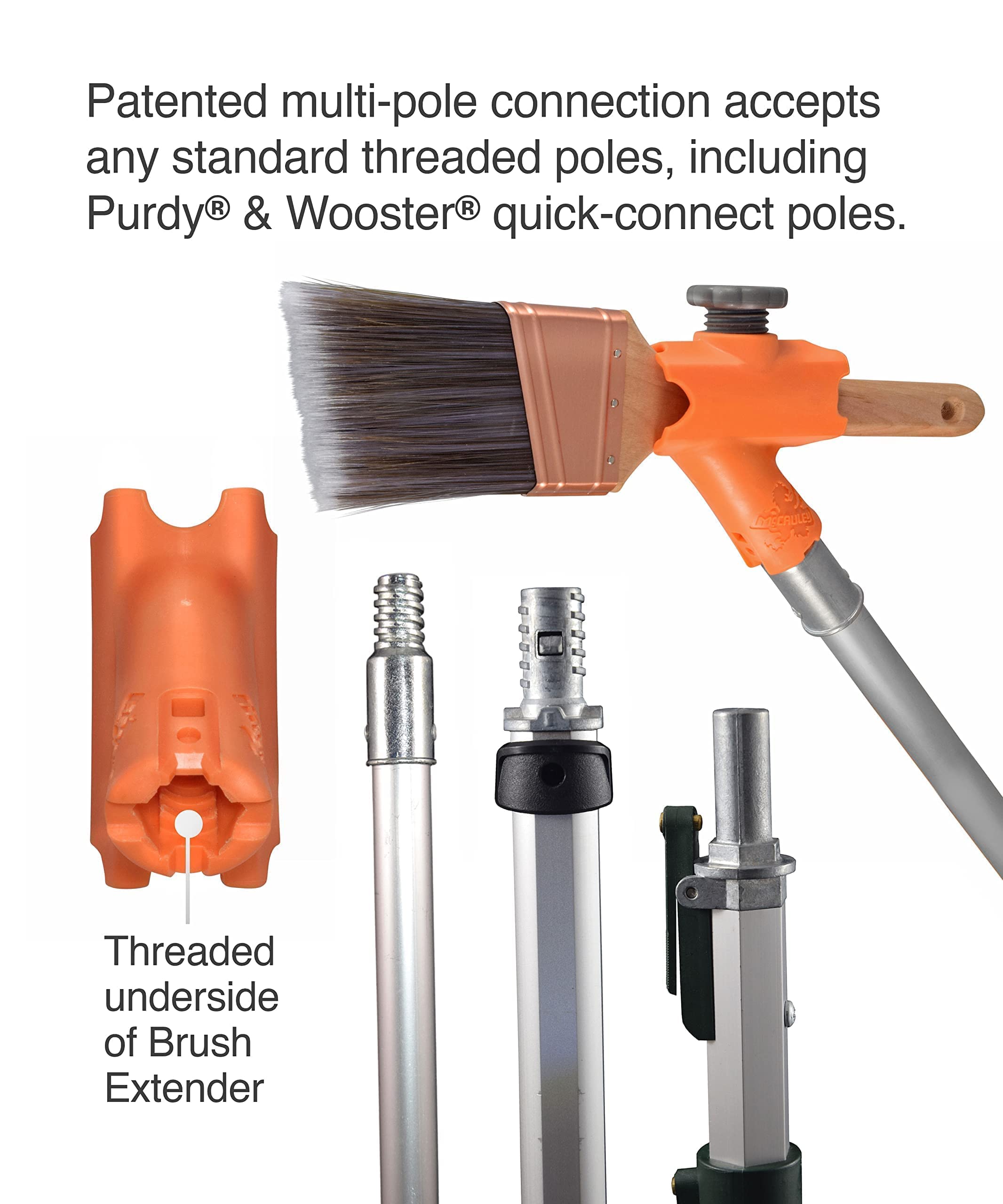 McCauley Tools MT11 Brush Extender Pro for Painting high and Hard to Reach Ceilings and Walls.