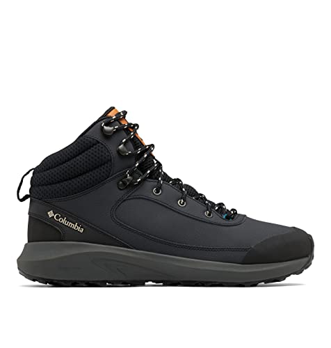 Columbia Men's Trailstorm Peak Mid Hiking Shoe, Black/Dark Grey, 10