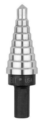 Irwin Unibit 10233 #3 UniBit Shank Step Drill Bit
