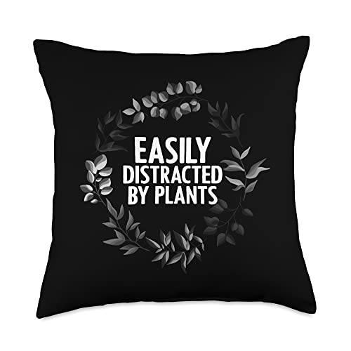 Best Gardener Gift Plant Lover Accessories & Stuff Funny Art for Men Women Gardening Plant Lover Throw Pillow, 18x18, Multicolor