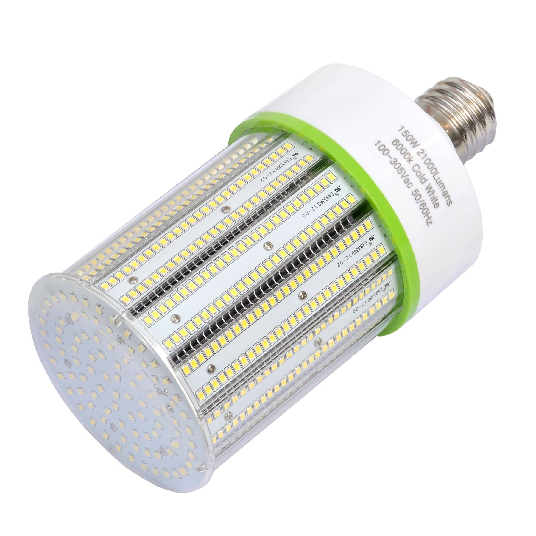 BMXKPO 150W LED Corn Lights,E39 Mogul Base Led Bulb 6000K Cool White Commercial Grade Corn Light Bulbs for Warehouse Parking Lots High Bay Street Light