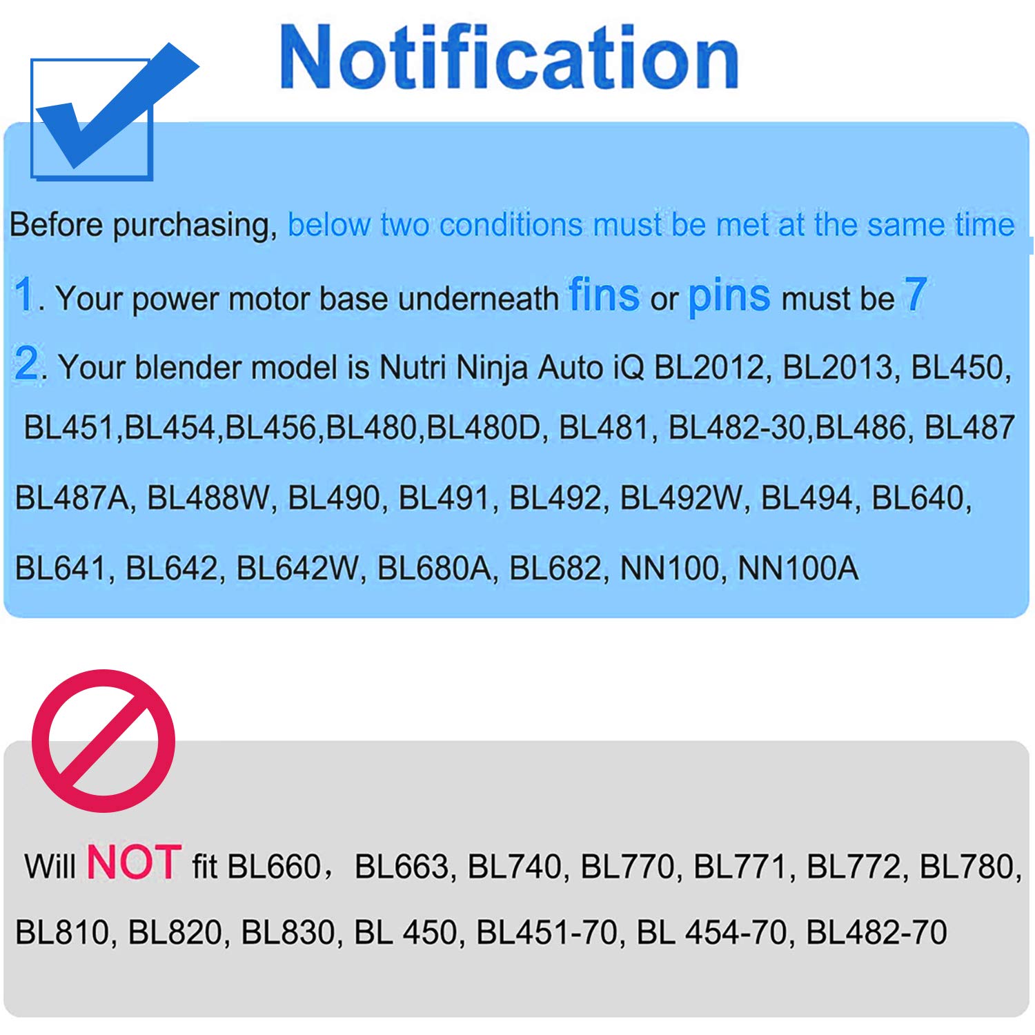 7 Fins Ninja Blender Blade Replacement Parts,bottom Blade For Ninja Blender,for Nutri Ninja Blender Extractor Blade Auto Iq Bl682-30 Bl642-30 Bl450-30 Bl482-30 Nn100 Bl492 Bl2013 (2 Gasket,1 Hook)
