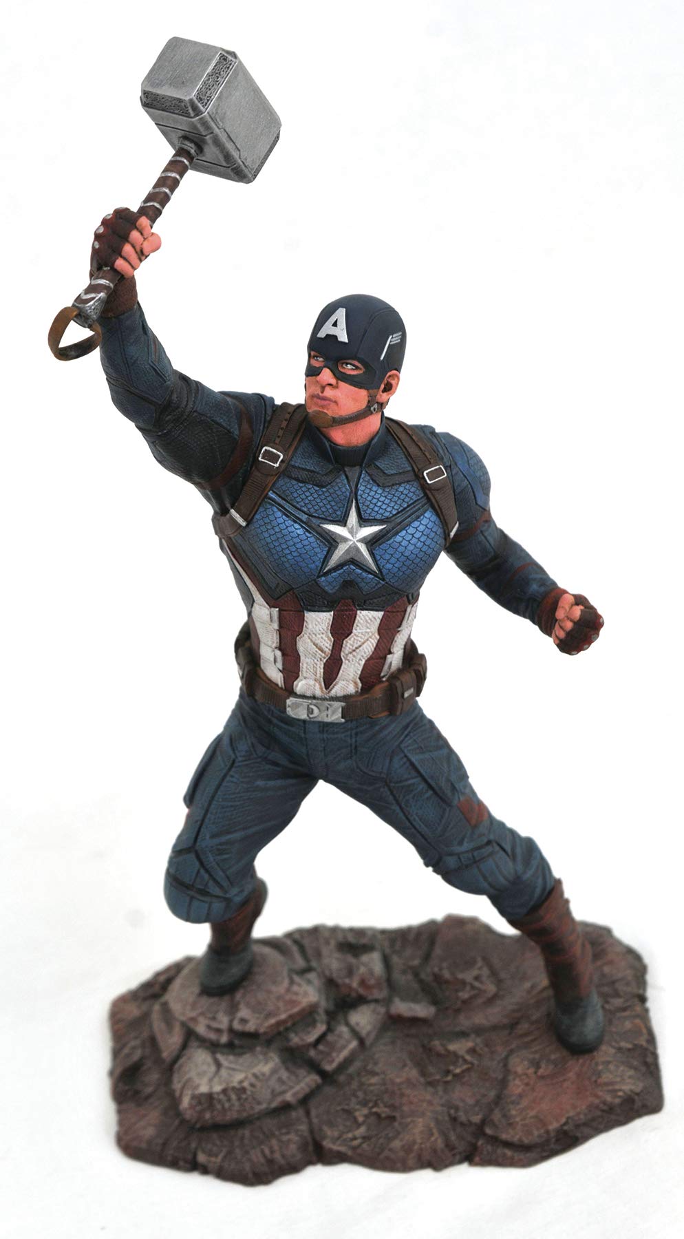 DIAMOND SELECT TOYS Marvel Gallery: Avengers Endgame: Captain America PVC Figure, Multicolor
