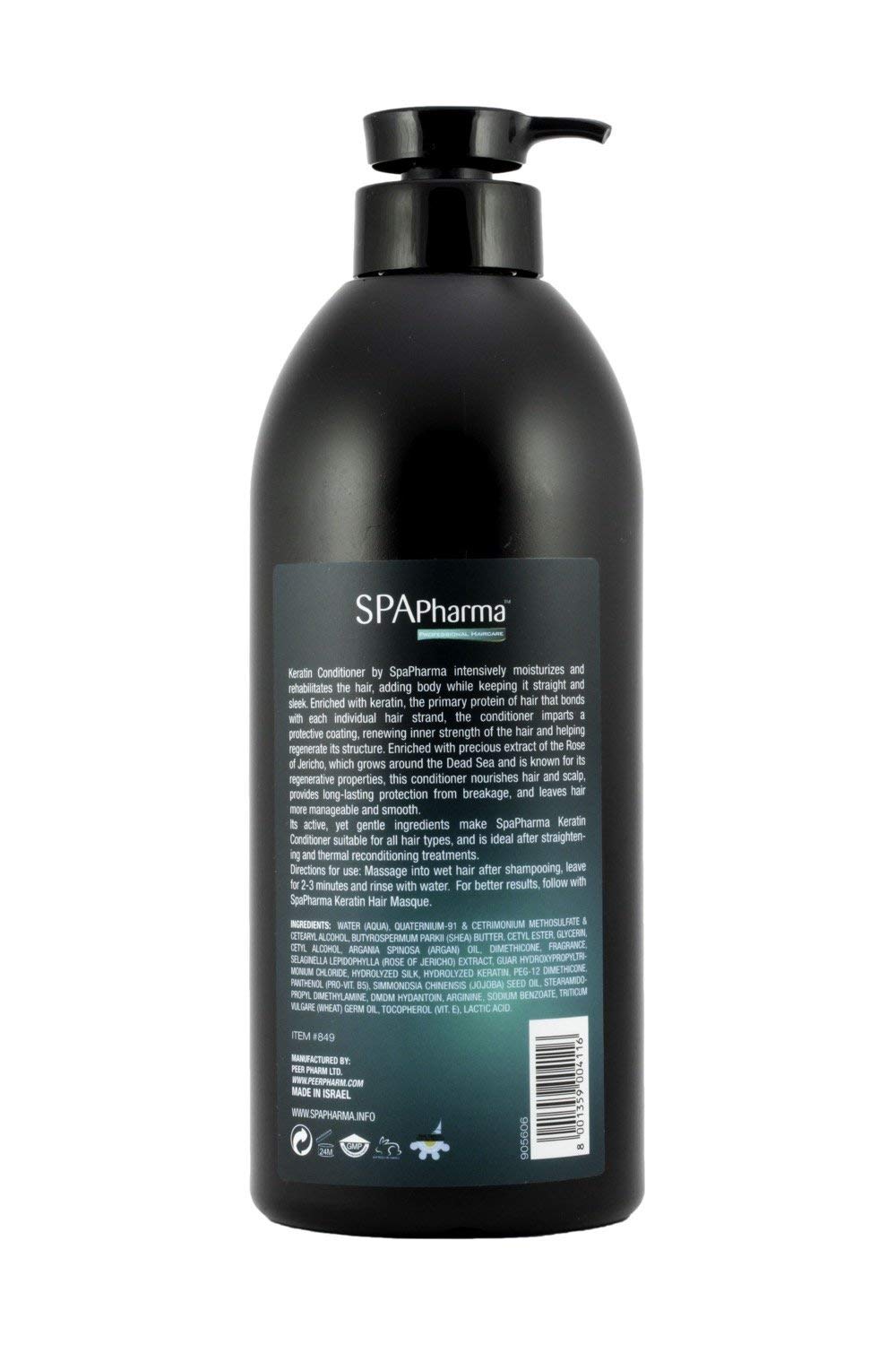 SpaPharma Keratin Shampoo & Conditioner Bundle 2 x 33.8 fl.oz. Nourishes, rehabilitates and adds body.