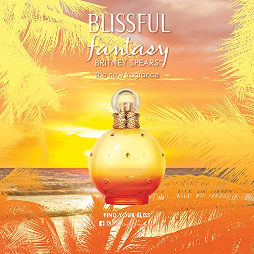 Britney Spears Blissful Fantasy Limited Edition, Eau De Toilette EDT Spray for Women, 3.3 Fl Oz