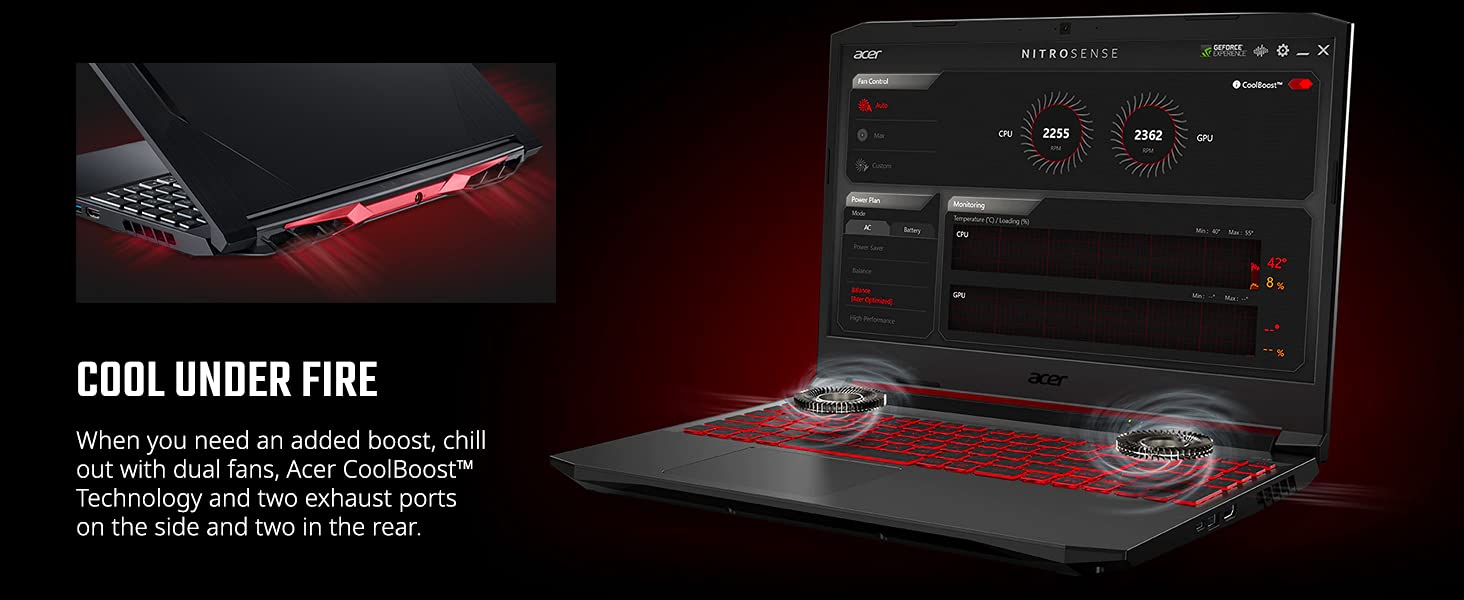 acer Newest Nitro 5 Flagship Gaming Laptop: 17.3" FHD 144Hz IPS Display, Intel Gaming H 12-Core i5-12500H, 64GB RAM, 4TB SSD, 4GB RTX 3050, WiFi-6, Backlit-KYB, DTSX Audio, CoolTech, Win11, TF
