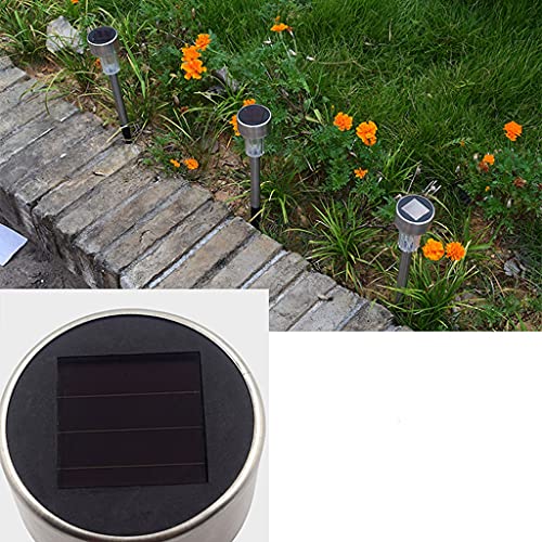 DJASM 2 Pcs Solar Powered Lawn Lights Outdoor Decorative Lawn Stake Column Lights for Home Garden Courtyardbubble Column Lamp