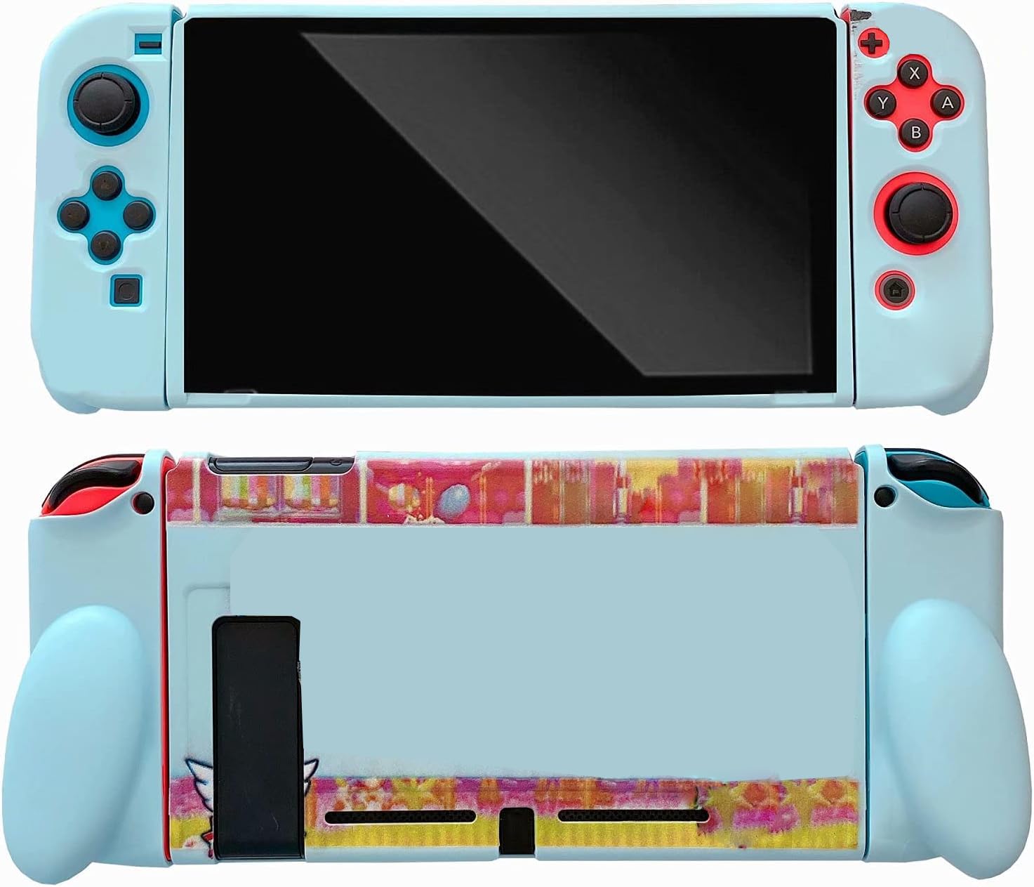 Protective Case for Switch, Cartoons Anime Cute Soft TPU Case Cover for Handheld Video Game Controller for Nintendo Switch - (Hedgehog)