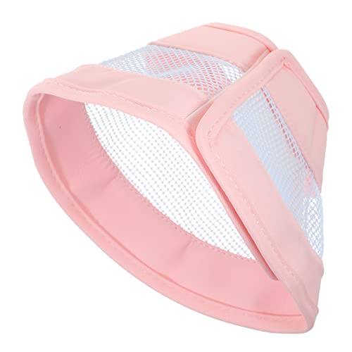 Yardwe 2pcs Compound Cone Collar Bonsai Tree for Aquarium Tank After Surgery Cat Collar Cats Supplies Soft Recovery Collar for Cats Cat Cone Cat Supply Cat Neck Circle PVC Pet Pink Pillow