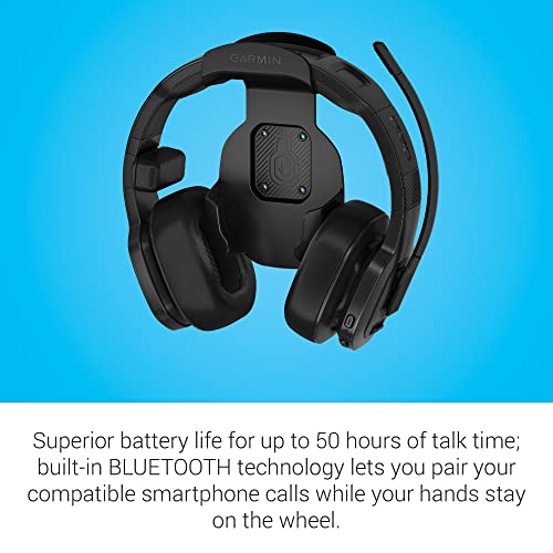 Garmin dēzl™ Headset 200, 2-in-1 Premium Trucking Headset, Active Noise Cancellation, Superior Battery Life and Memory Foam Ear Pads,Black