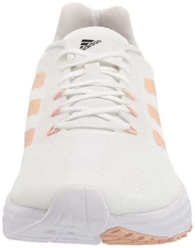 adidas Women's Sl20.2 Running Shoe, White/Halo Blush/Solar Red, 8.5