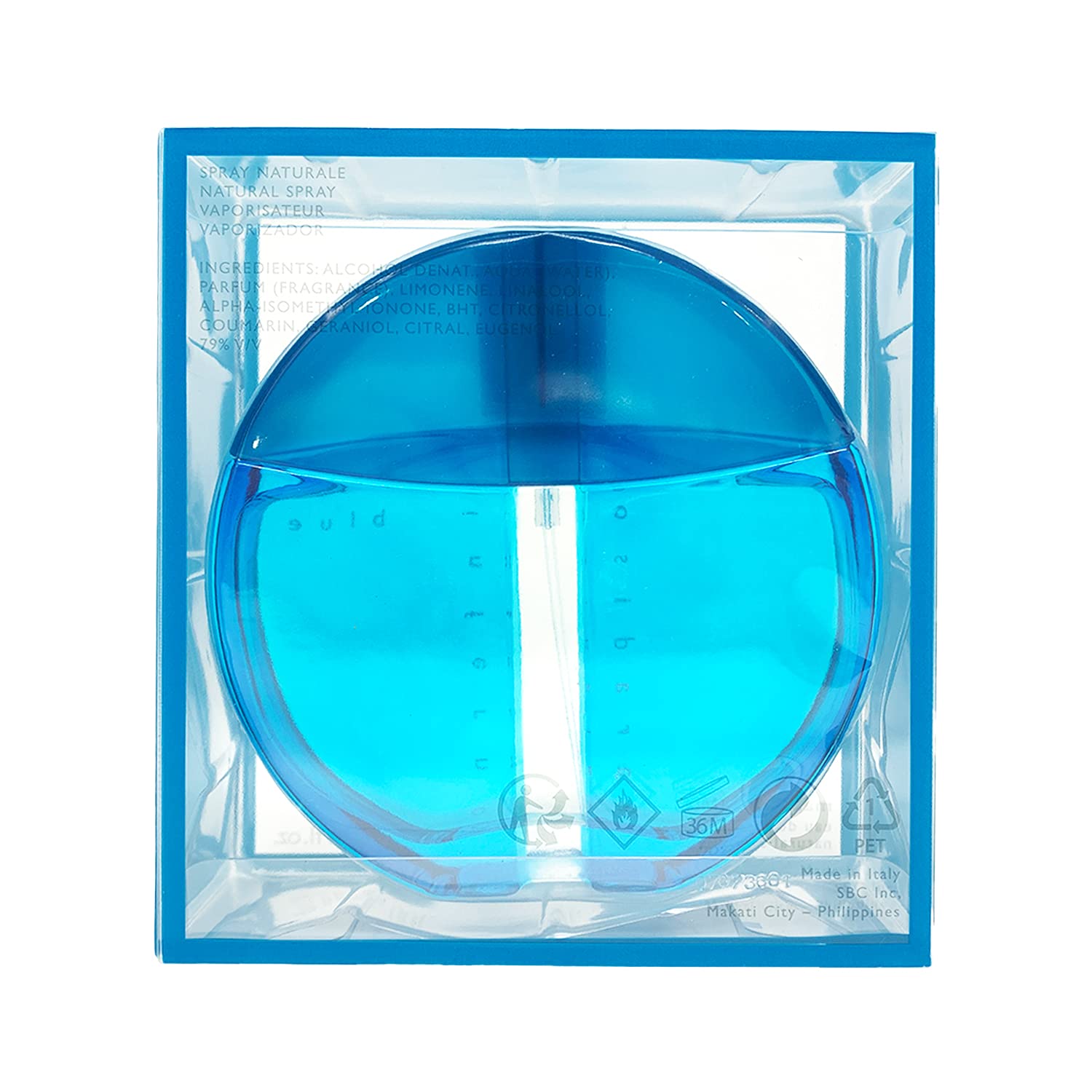 Inferno Paradiso Blue By Benetton Eau De Toilette Spray 3.4 Oz Men