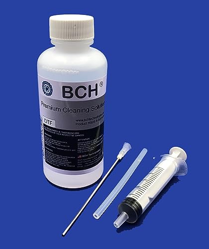 BCH Premium Cleaning Solutions for DTF Inks - MaxStrength Against White Ink Clog
