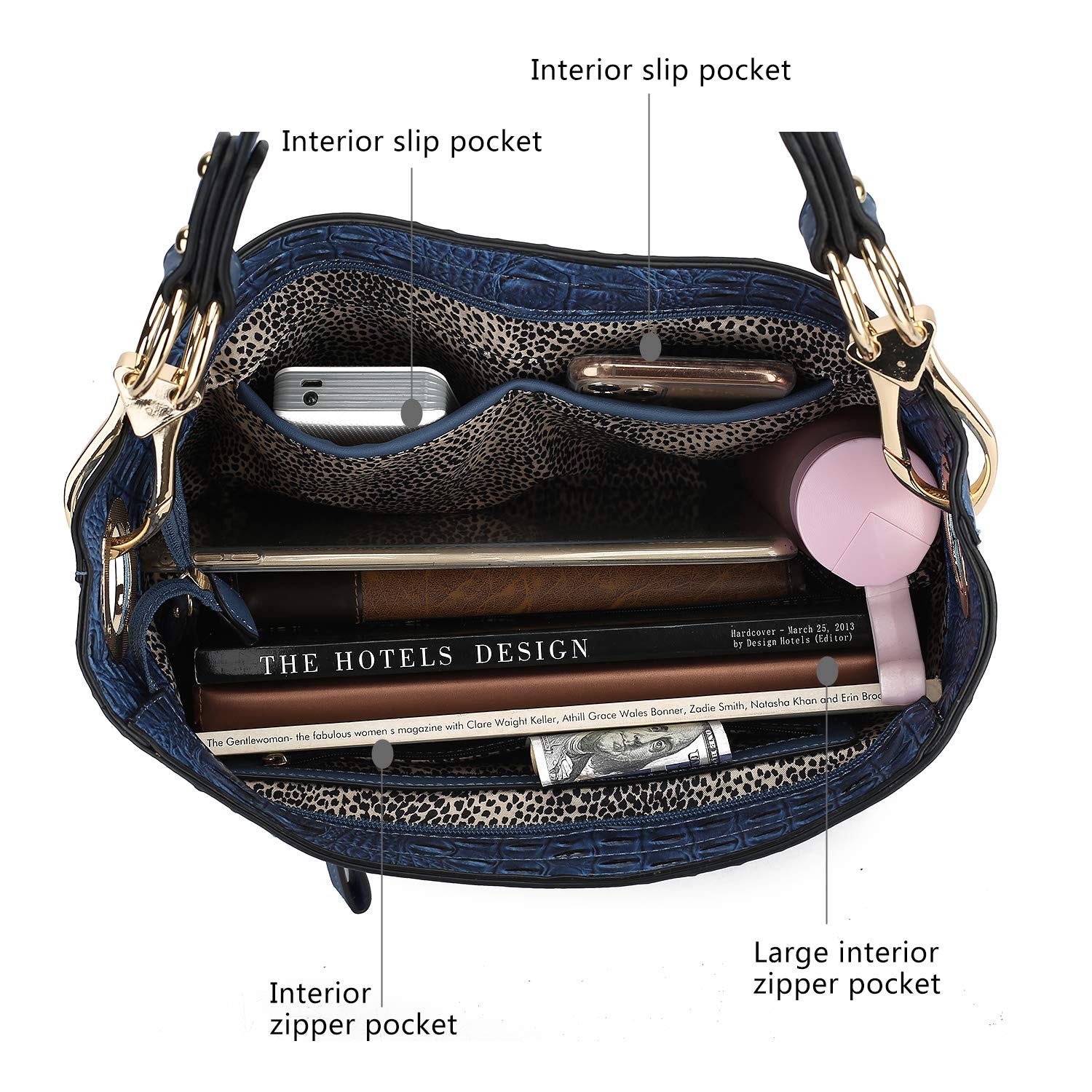 MKF Set Hobo Bag for Women & Wristlet Wallet β PU Leather Designer Handbag Purse β Shoulder Strap Lady Fashion, Beige Cognac