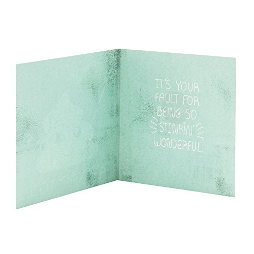 Hallmark Studio Ink Birthday Card, Fathers Day Card, or Anniversary Card (I Love You A Crap Ton) (0299RZJ5026)