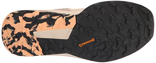 adidas Women's Terrex Trailrider Sneaker, Sand Strata/Silver Violet/Wonder White, 8