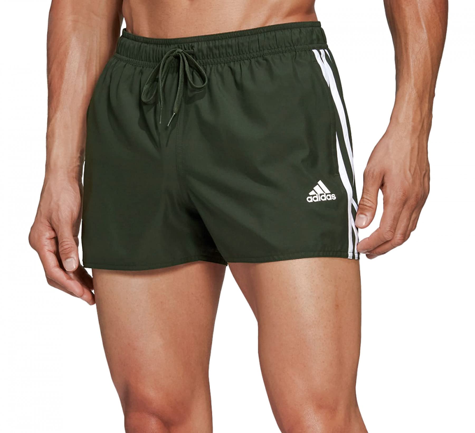 adidas Men's 3-Stripes Classics Short Legend Earth X-Large