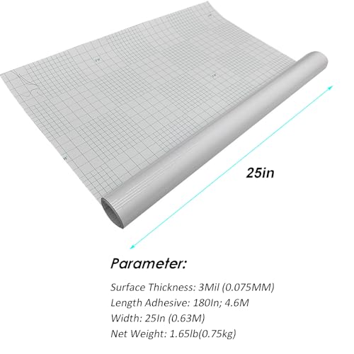 INTBUYING Cold Laminating Film Glossy Roll 25''x180 Vinyl Cold Lamination Film Self-Adhesive Laminating Vinyl Roll
